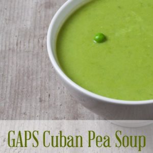 GAPS Cuban Pea Soup - Honest Body