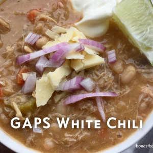 GAPS White Chili - Honest Body