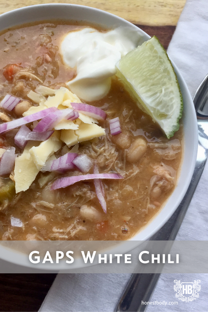 GAPS White Chili - Honest Body
