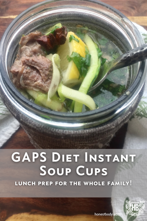 GAPS Instant Soup Cups - Honest Body